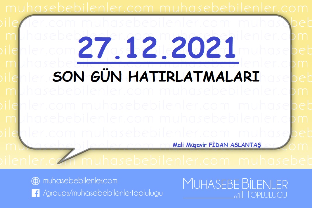 Kasi̇m 2021 Son Gun Hati̇rlatmalari̇ Muhasebe Bilenler Topluluğu